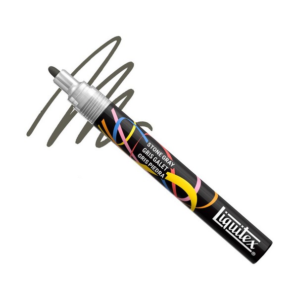 LIQUITEX LQX MARKER 2MM STONE GREY