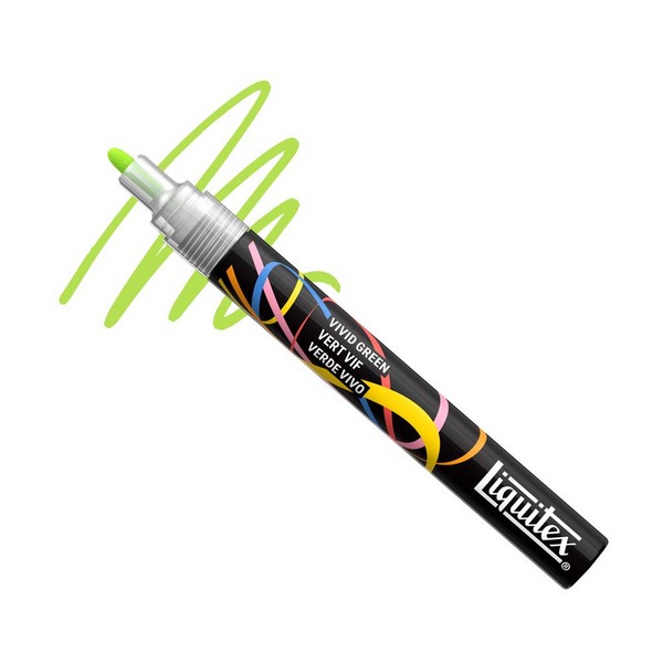 LIQUITEX LQX MARKER 2MM VIVID GREEN