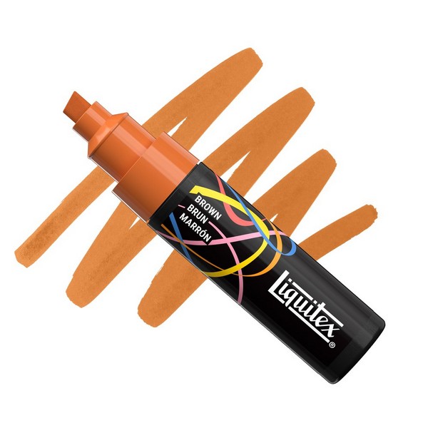 LIQUITEX LQX MARKER 8MM BROWN