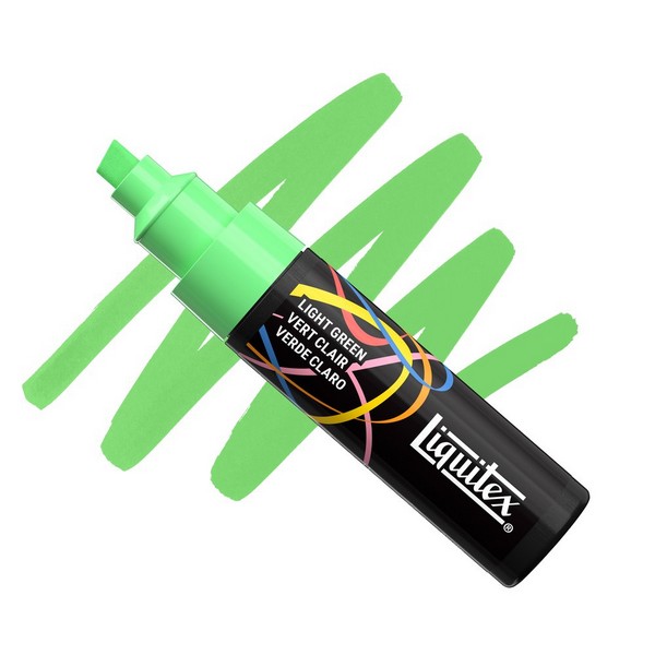 LIQUITEX LQX MARKER 8MM LIGHT GREEN