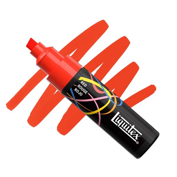 LIQUITEX LQX MARKER 8MM RED