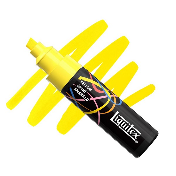 LIQUITEX LQX MARKER 8MM YELLOW