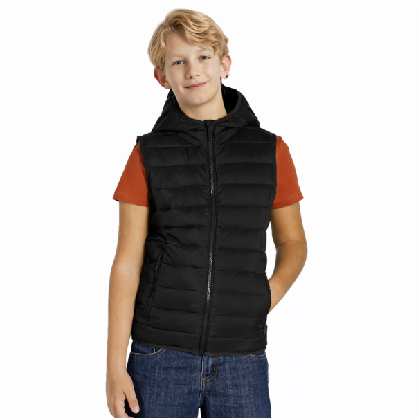 Mafimi Dečiji prsluk liberty hood vest crni