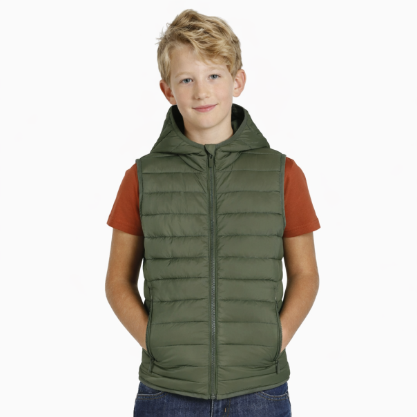 Mafimi Dečiji prsluk liberty hood vest maslinasti