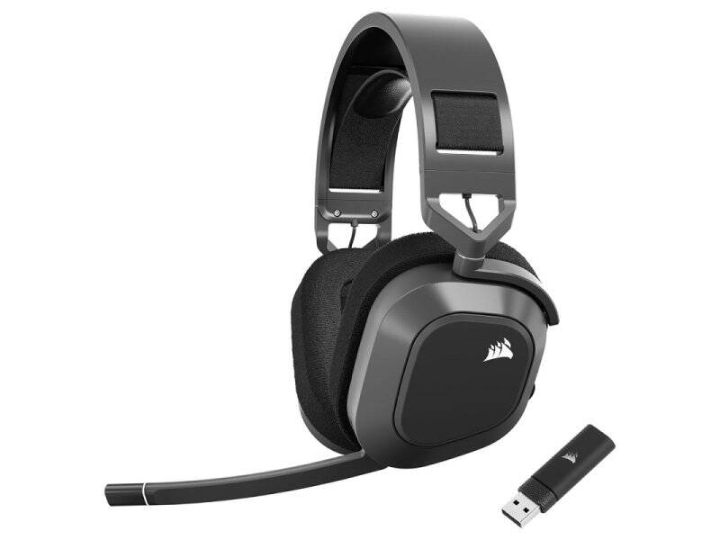 CORSAIR HS80 MAX STEEL SIVE BEŽIČNE GEJMERSKE SLUŠALICE