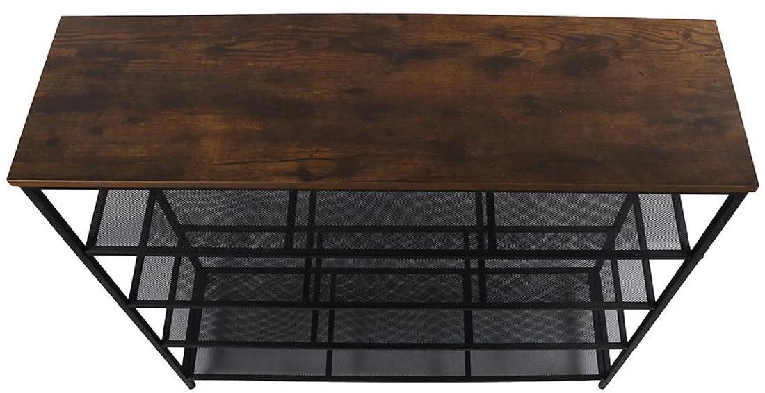 Loft ormaric za cipele 100x30x92.5 cm tamno drvo