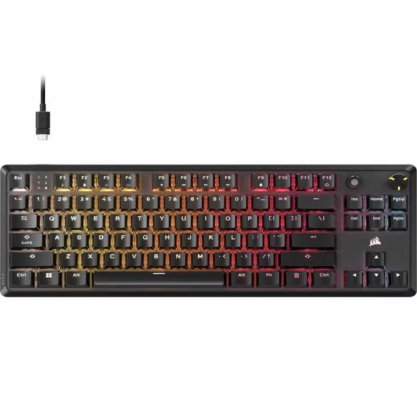 CORSAIR Žična gaming tastatura K70 CORE CH-911911E-NA/RGB, crna