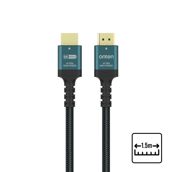 Kabal pleteni HDMI 8K 60Hz sa HDMI 2.1 8K 60Hz 48Gbps aluminijum 1.5m (OTN-HD183) EP2942154