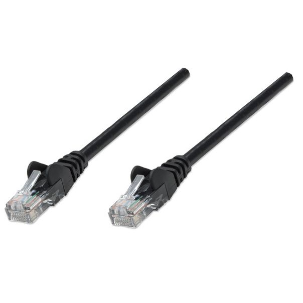 LAN UTP kabl intellinet 320757 Cat5e CCA/Black/2m