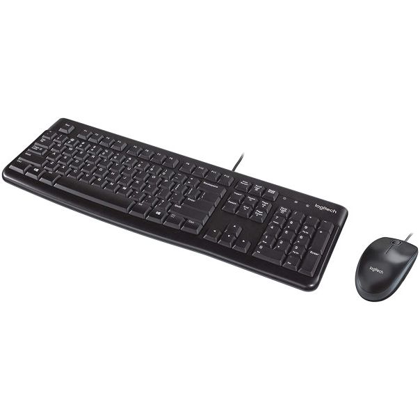 Tastatura + miš USB Logitech Desktop MK120 US crna 920-002562