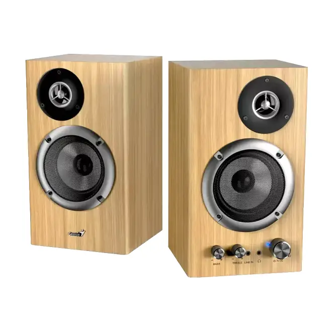Genius SP-HF1812BT Pine Wood 2.0 Channel zvučnici 50W RMS