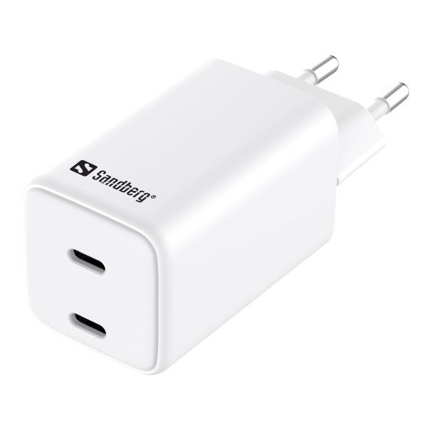 USB kućni punjač Sandberg 441-56 Dual USB-C PD 65W