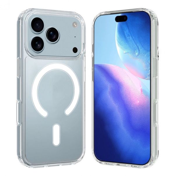 Maska za iPhone 17 Pro 6.3 transparent (IC) Magsafe