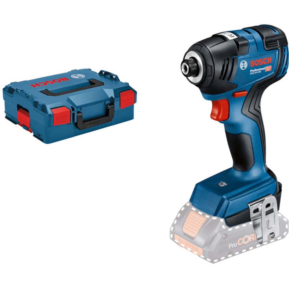 BOSCH Udarni odvrtač GDR 18V-200, Solo, L-Boxx 06019J2106ID: EK000848080