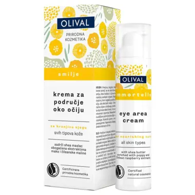 OLIVAL
Krema za negu predela oko očiju - smilje 15 ml