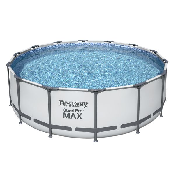 BESTWAY Bazen sa metalnim okvirom, merdevinama i filter pumpom 427x122cm Steel Pro max