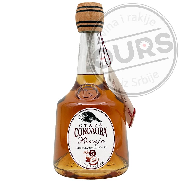 Stara Sokolova rakija Šljiva 5yo Lux 0,7L