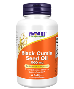 NOW BLACK CUMIN SEED OIL 1000 MG
60 SOFTGEL
