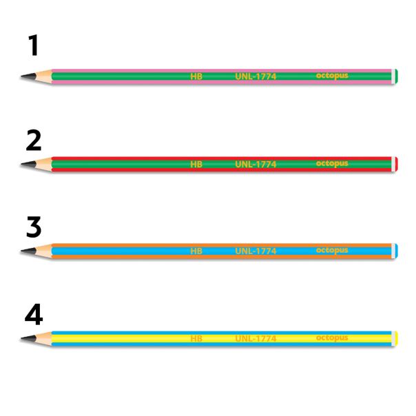 OCTOPUS Olovka grafitna hb 1/1 hexagonal unl-1774