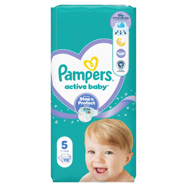 Pampers pelene MB 5 junior 11-16kg 112kom