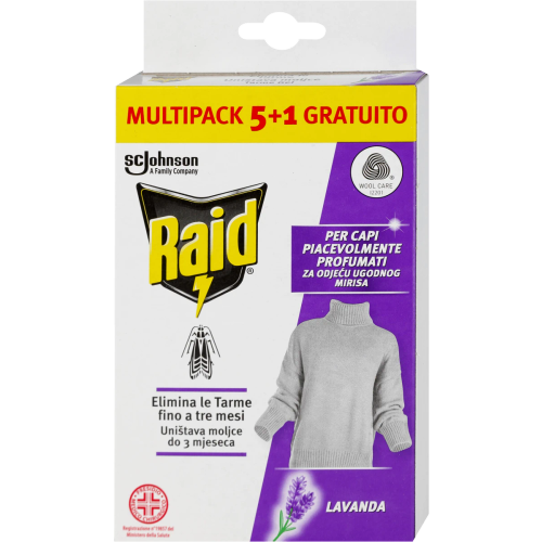 Raid- gel protiv moljaca 5+1gratis
