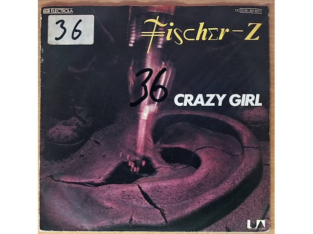 SP FISCHER-Z - Crazy Girl / Hiding (1980) Germany, NM