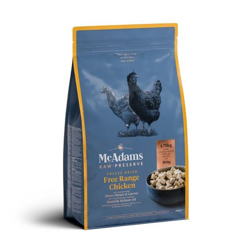 McAdams Raw Preserve Free Range Chicken 400 g