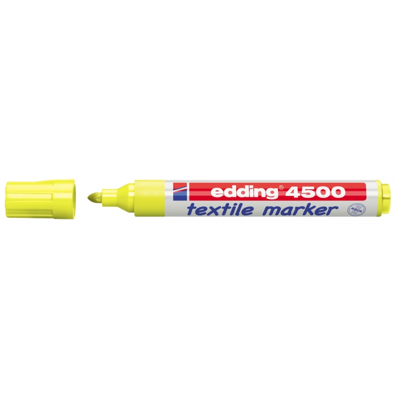 Vodootporni Marker T-SHIRT E-4500 2-3mm Edding Limun Žuta