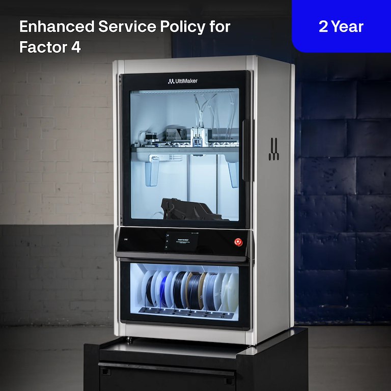 UltiMaker Enhanced Service Policy for Factor 4 - 2 Year
