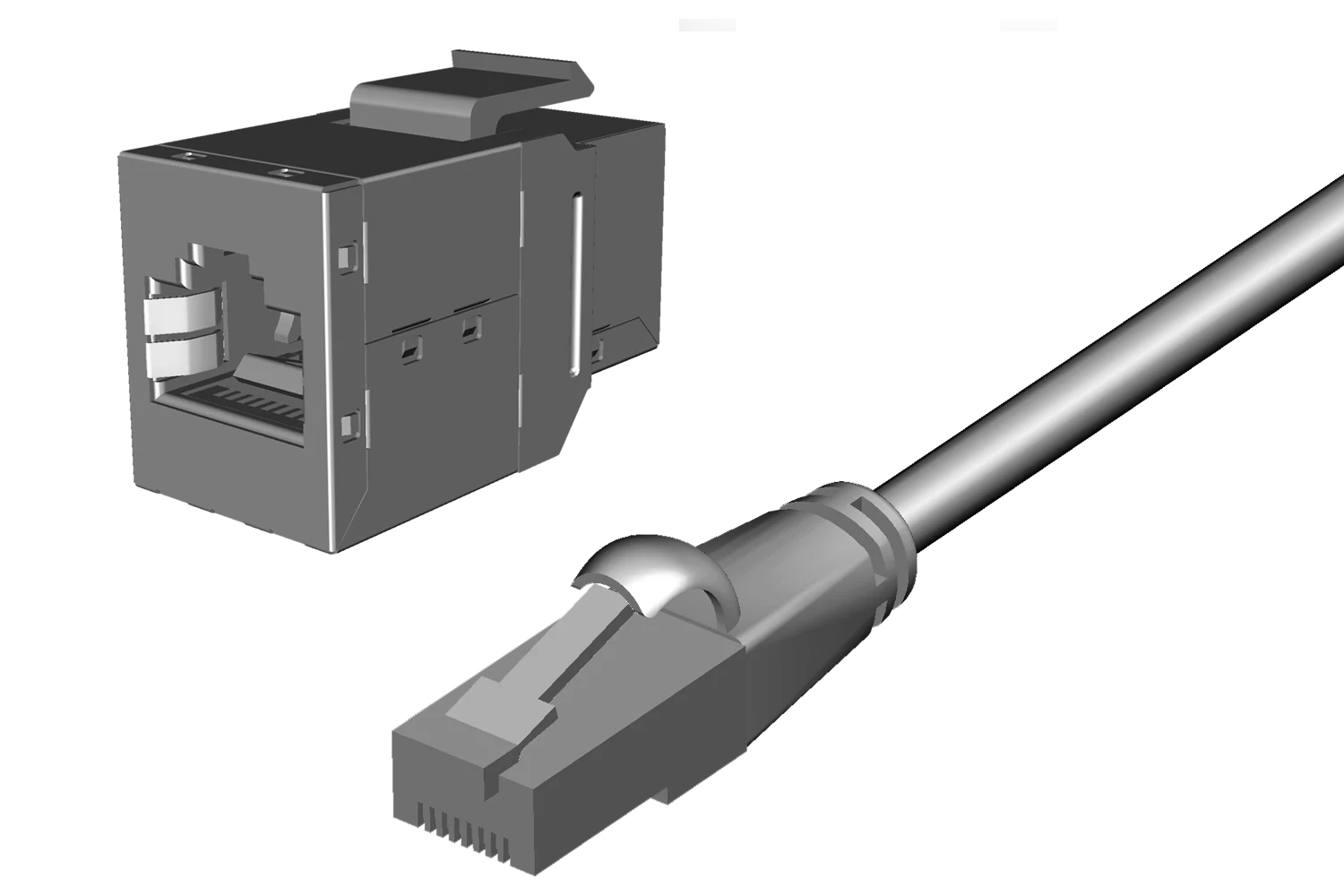 Ethernet Jack and Cable (F Series)