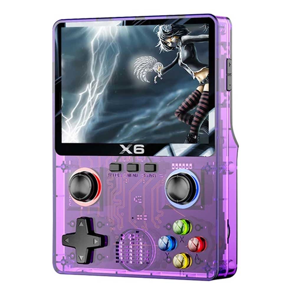 Gaming Console - X6 Handheld Console (Purple)