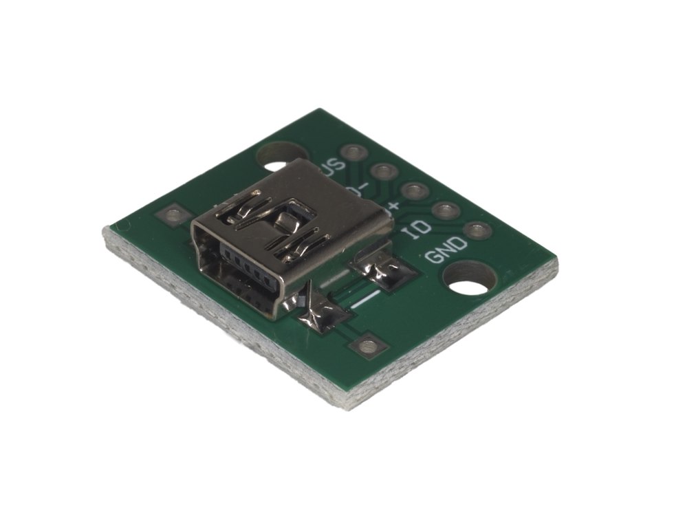 Mini USB na DIP Adapter 5-pin Breakout Modul 2.54mm