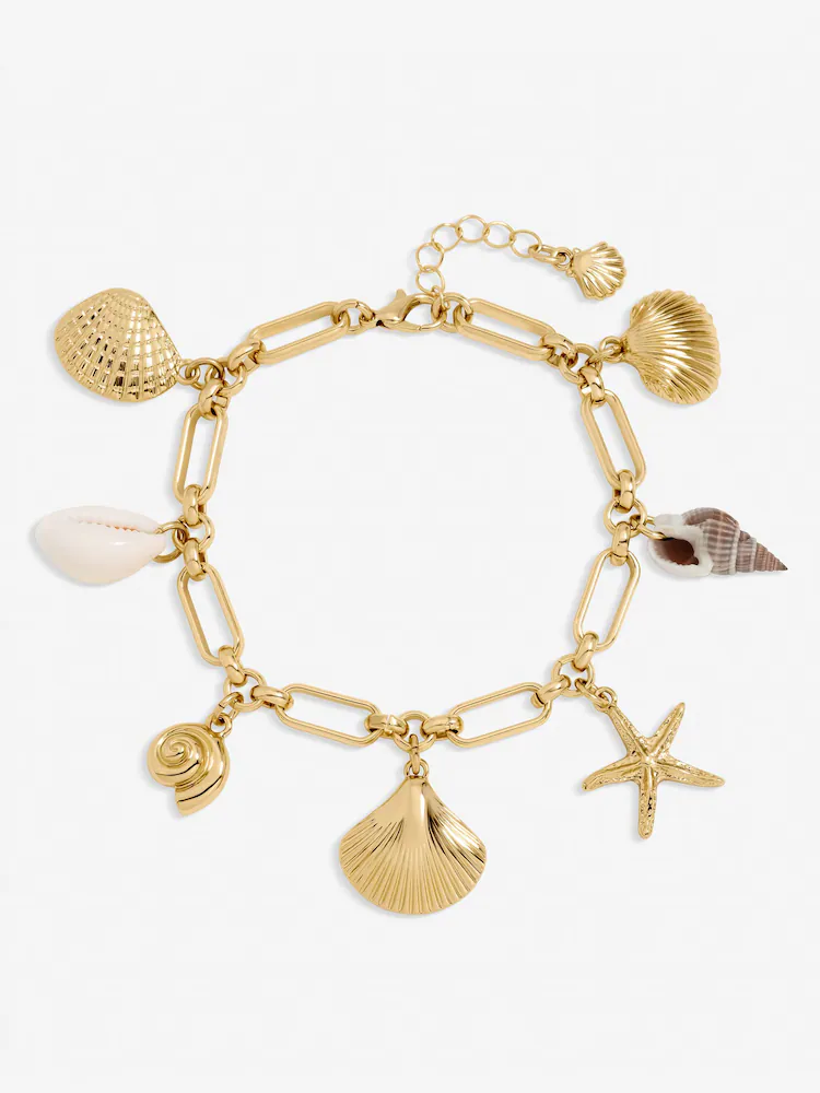 Inicio Real Shell Charm Bracelet