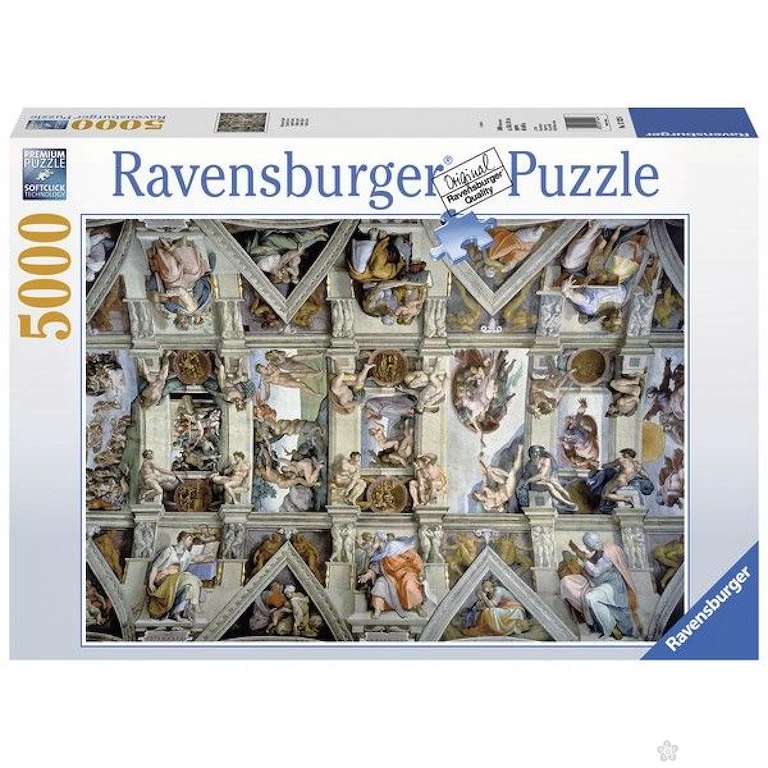 Ravensburger puzzle (slagalice) - Sikstinska kapela RA17429