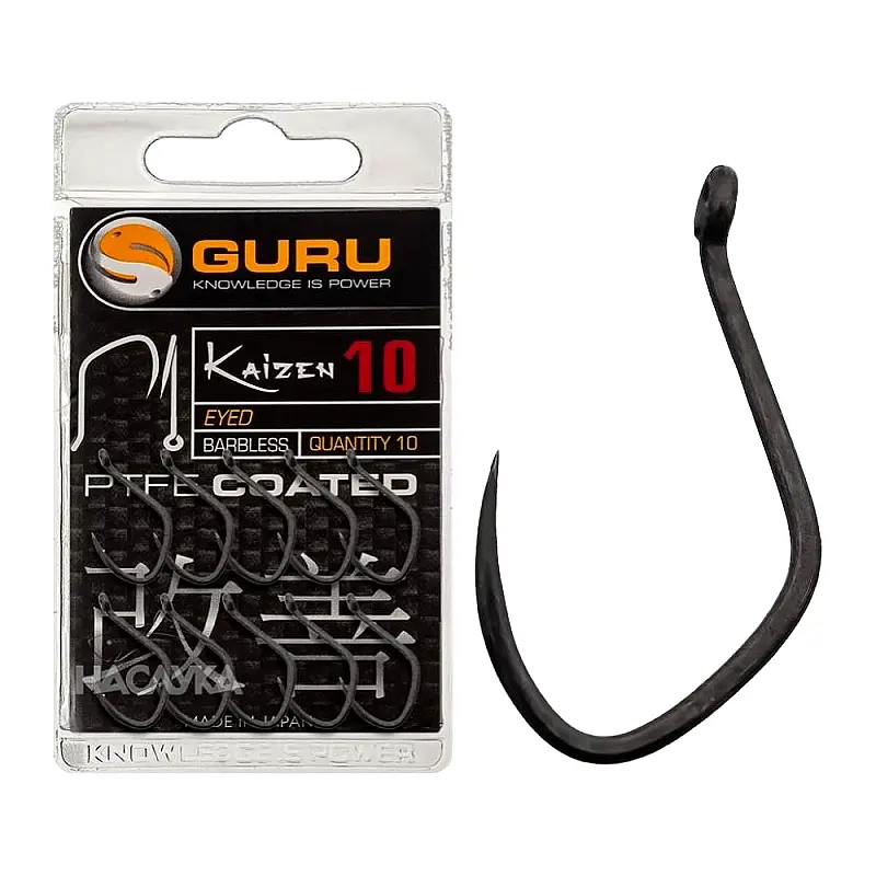 GURU KAIZEN EYED HOOK SIZE 12 (GKE12) 53288