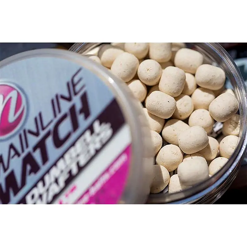 MAINLINE DUMBELL WAFTERS 8mm WHITE CELL (MM3106) 46214
