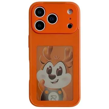 IPHONE 17 PRO MAX INKZONE DIY E-INK NFC CASE - ORANGE