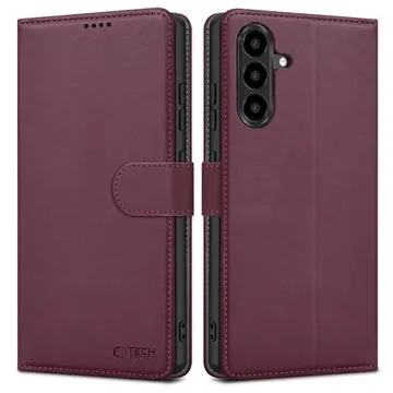 SAMSUNG GALAXY A36/A37/A57 TECH-PROTECT WALLET CASE W. MAGNET & STAND - MULBERRY