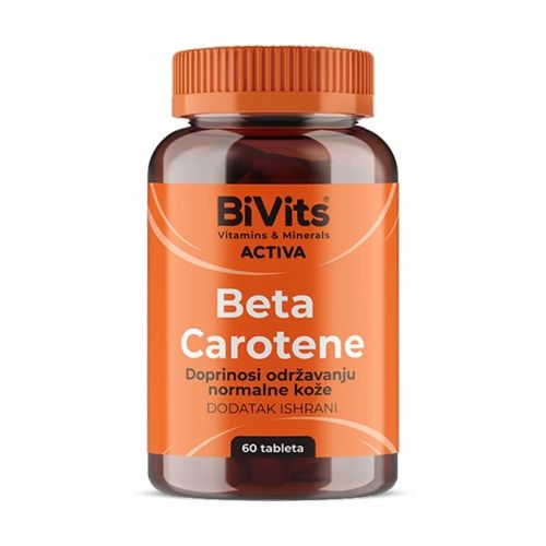 BIVITS ACTIVA BETA-CAROTENE, 60 TABLETA