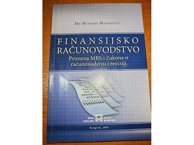Finansijsko računovodstvo - Mirjana Medojević