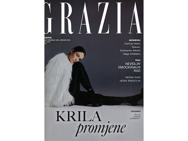 Grazia Hrvatska Decembar 2024 March 2025 Barbara Lutz