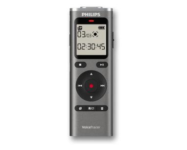PHILIPS Diktafon Philips DVT1170 Mono/8GB/LCD/2x AAA/siva