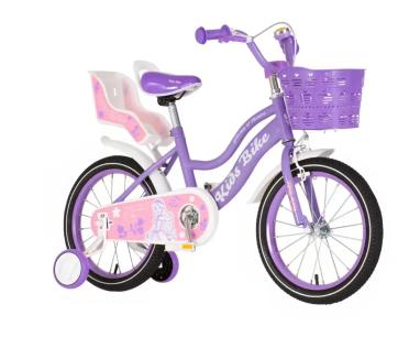 XBIKE Dečija bicikla X-Kids Princess Flower 12/V-brake/pomoćni tčkići/ljubičasta