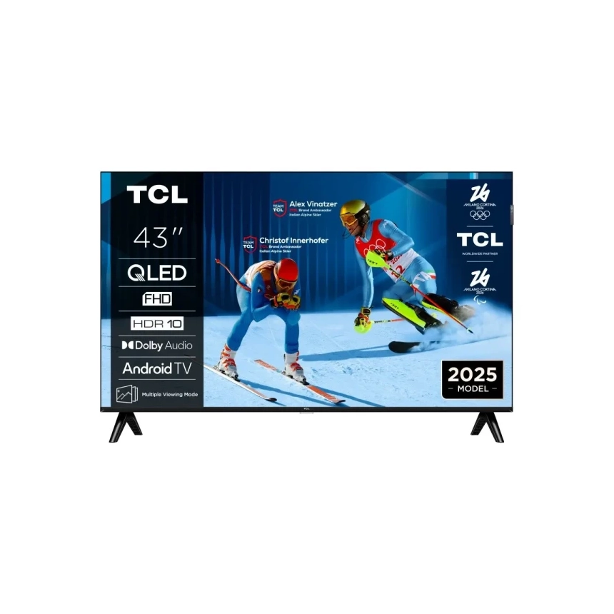 SMART QLED TV 43 TCL 43S5K 1920x1080/Full HD/DVB-T2/C/S2/Android TV