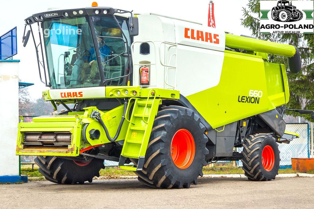 Claas Lexion 660 - 2013 ROK - NOWSZY MODEL - 2468 H - VARIO 660 kombajn za žito