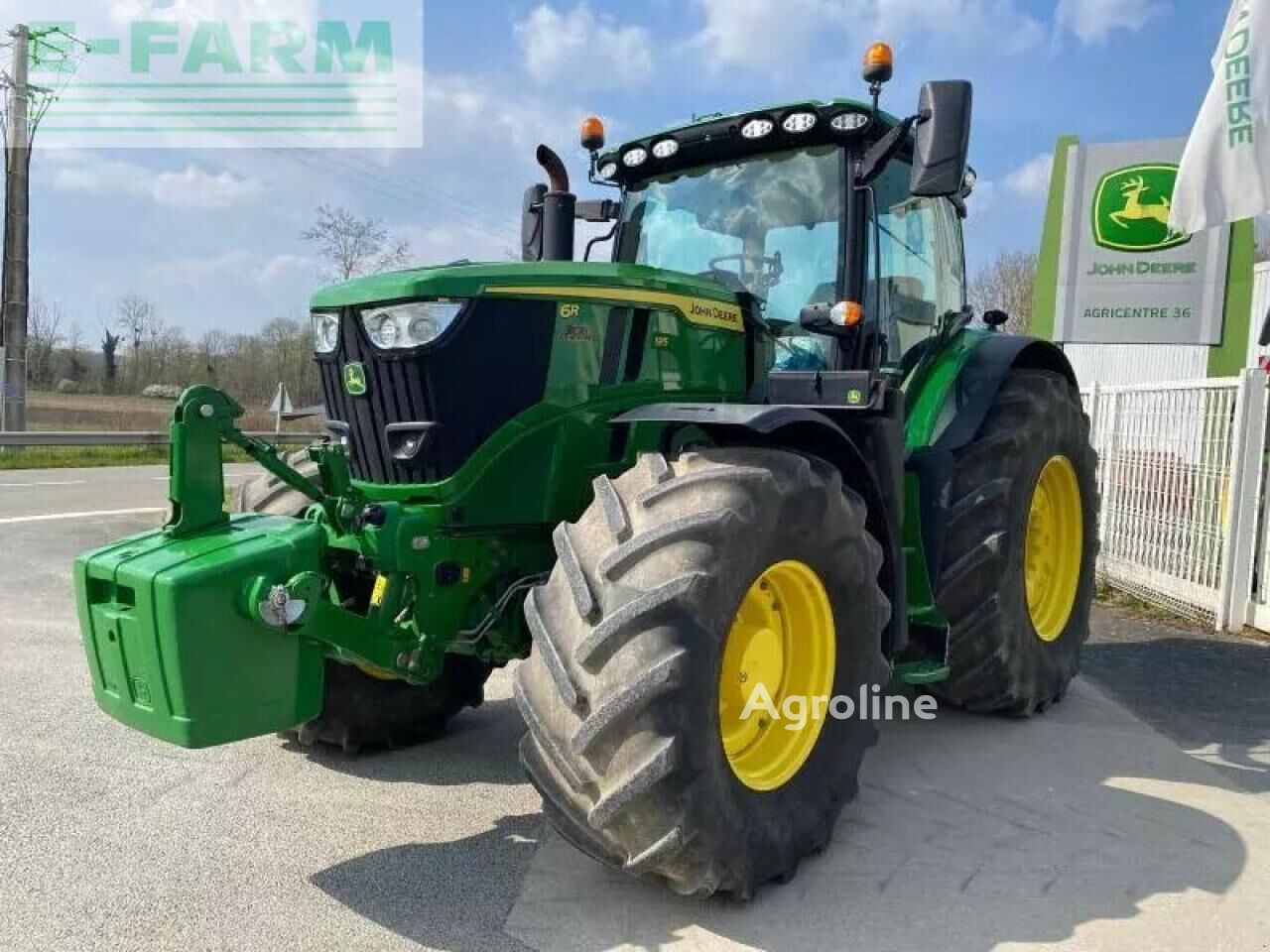 John Deere 6r 195 traktor točkaš
