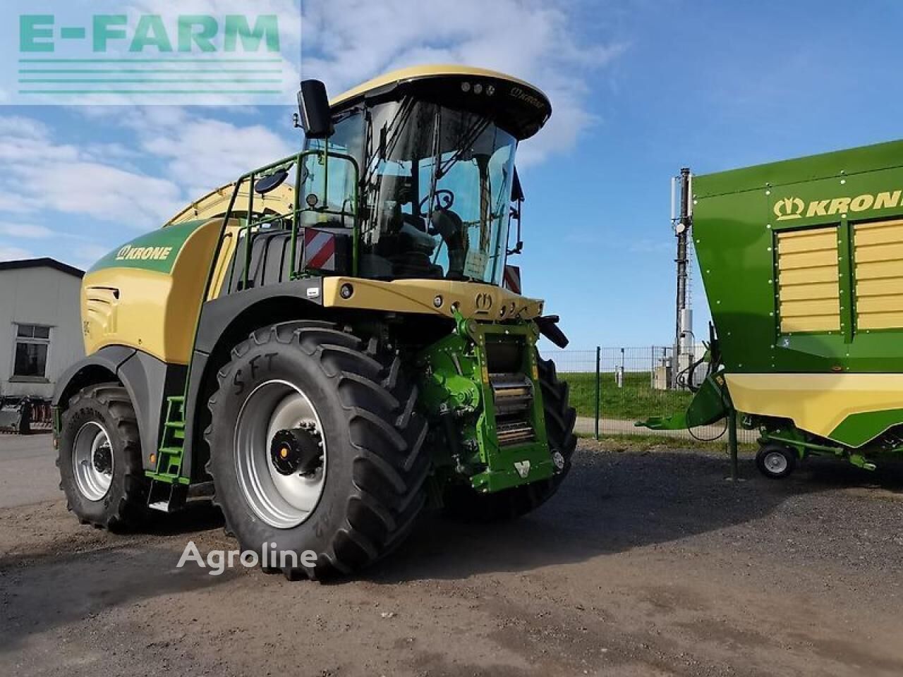 Krone big x 630 mit pu und maisvorsatz !! krmni kombajn