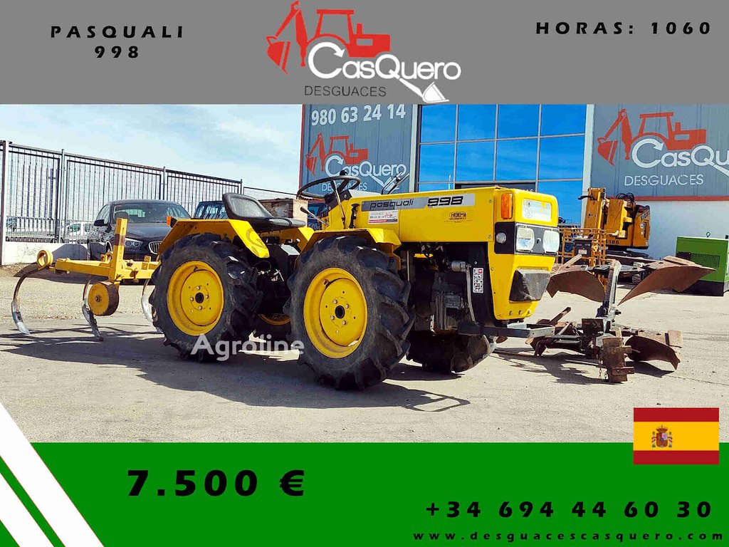 Pasquali 998 mini traktor