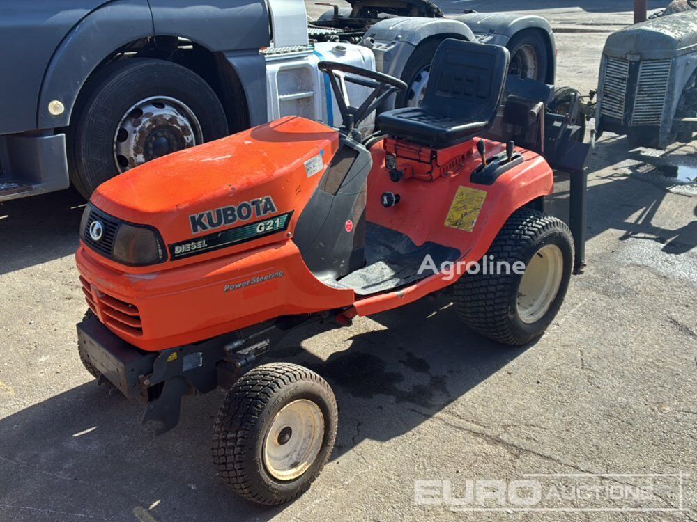 Prodaje se Kubota G21 traktor kosilica na aukciji