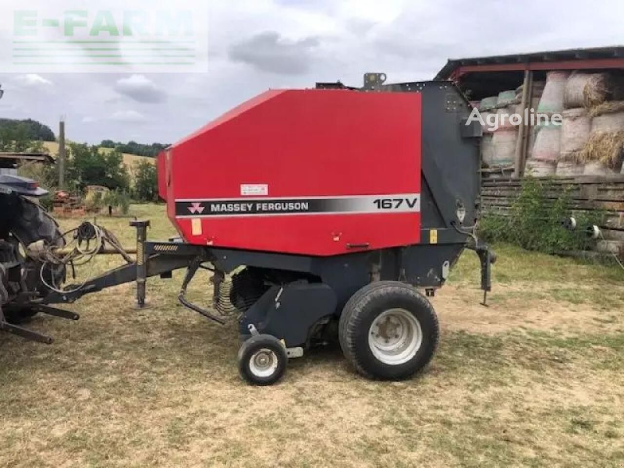 Massey Ferguson mf 167v farmer balirka za četvrtaste bale